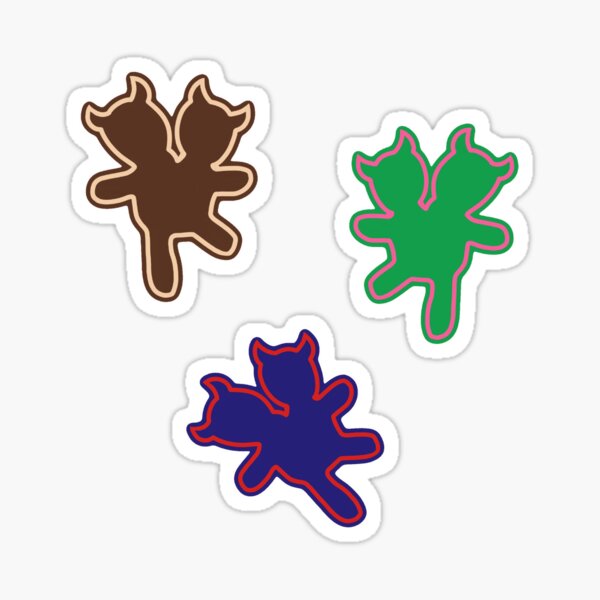 "Devil Double Headed Teddy Heaven Logo Sticker Pack" Sticker for Sale ...