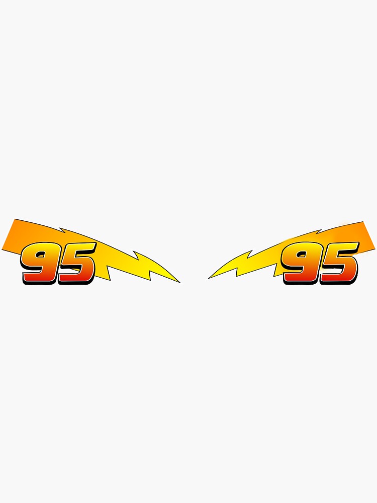 "95 Lightning" Sticker for Sale by stivenedesigner | Redbubble
