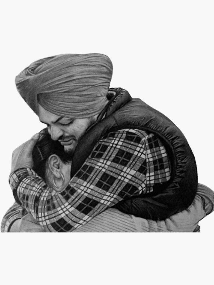 "Sidhu moose wala " Sticker for Sale by Shopclubdesign | Redbubble