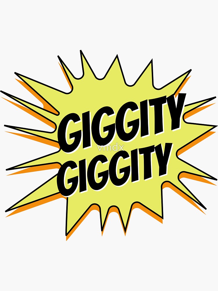 "Giggity - Family guy funny" Sticker for Sale by vmdx | Redbubble