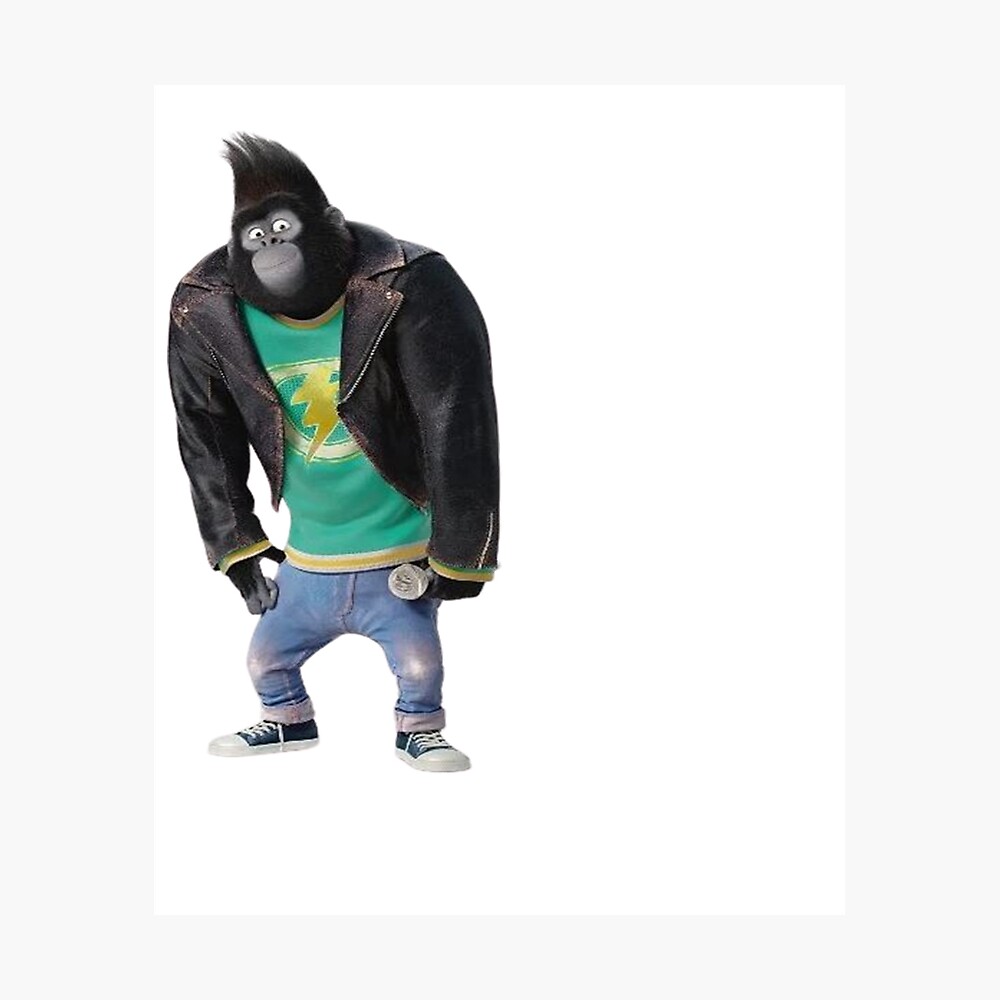 Johnny The Gorilla From Sing Official Cardboard Cutout Standee Atelier Yuwaciaojp