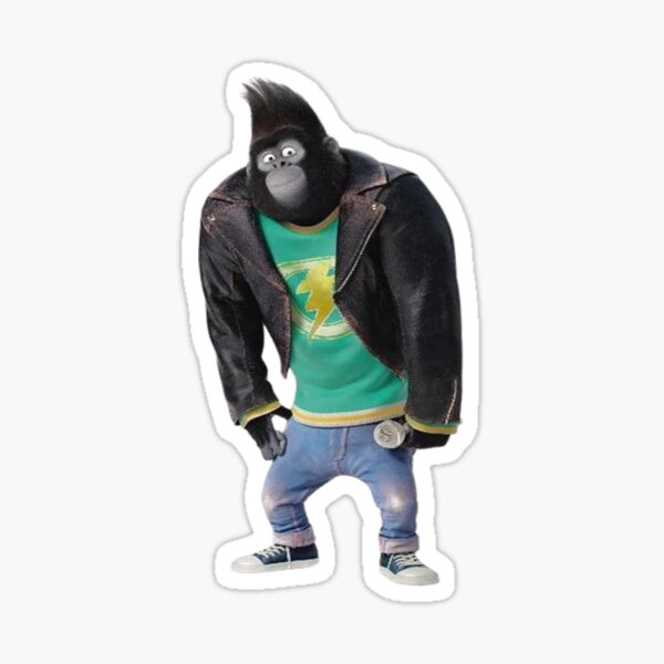 "Singing Johnny" Sticker for Sale by charbonieart | Redbubble