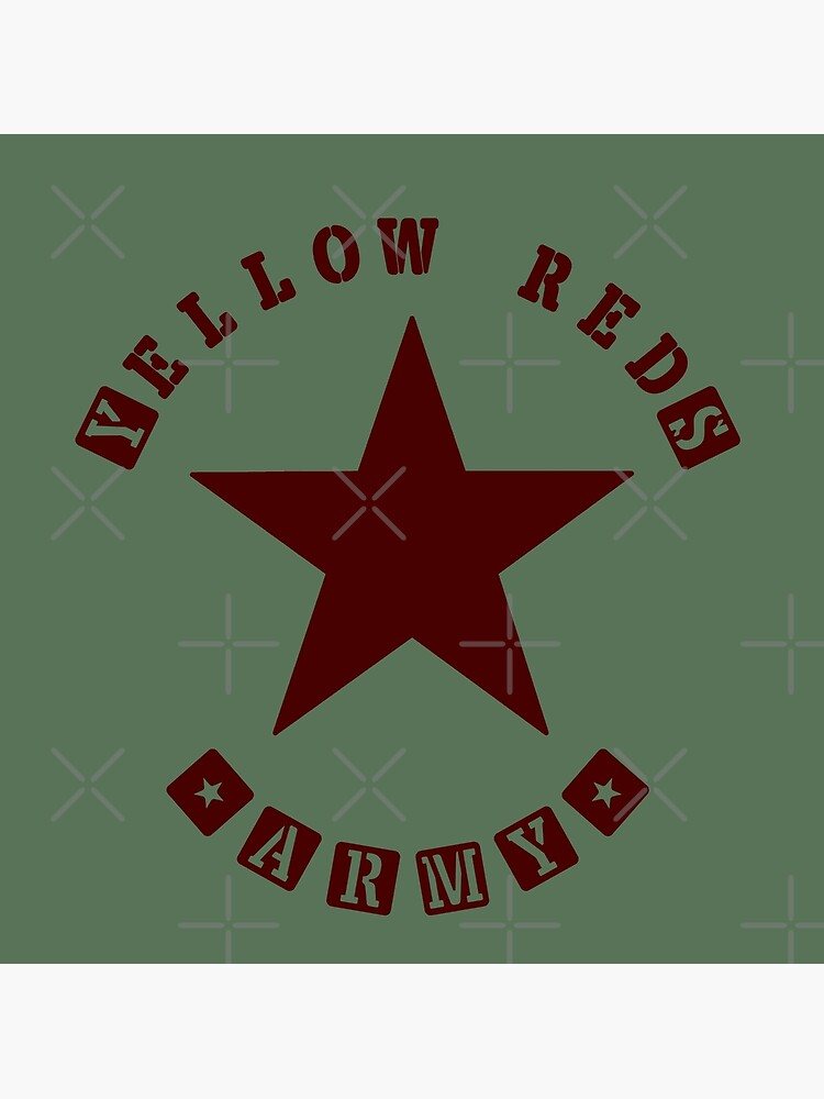 "Yellow Reds Army - army" Poster for Sale by Kakker4Life | Redbubble