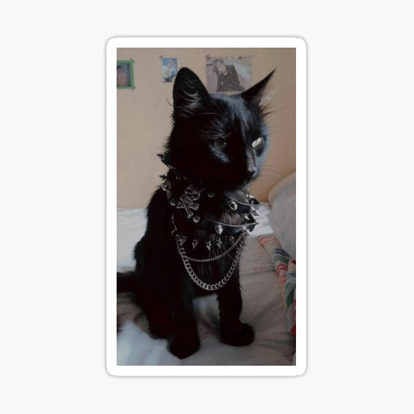 "Emo Cat" Sticker for Sale by emoartwork | Redbubble