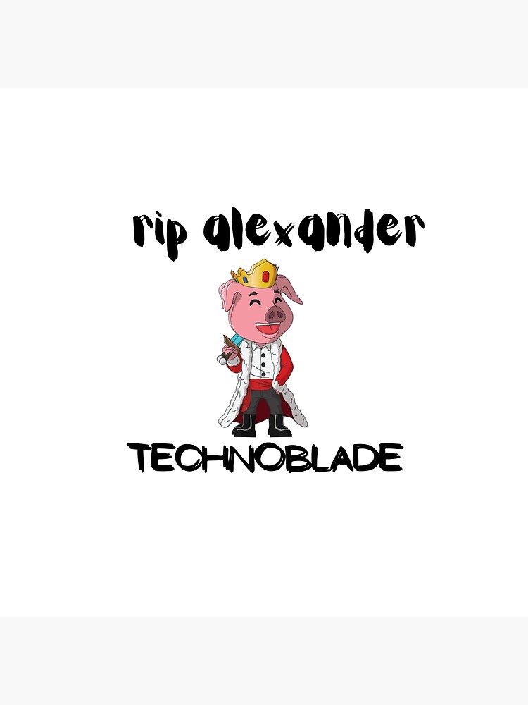 "rip alexander technoblade" Poster for Sale by welcome11now | Redbubble