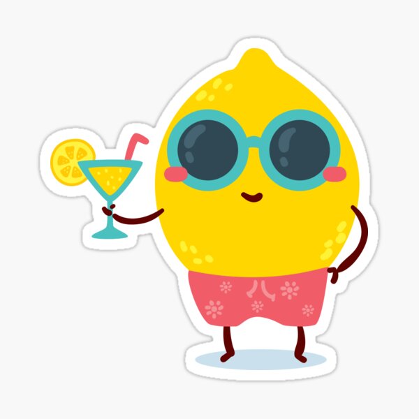 "happy citron sticker" Sticker for Sale by boutiquati | Redbubble