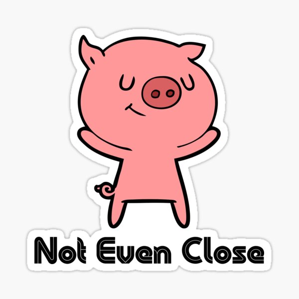 "technopig" Sticker for Sale by Wippa | Redbubble