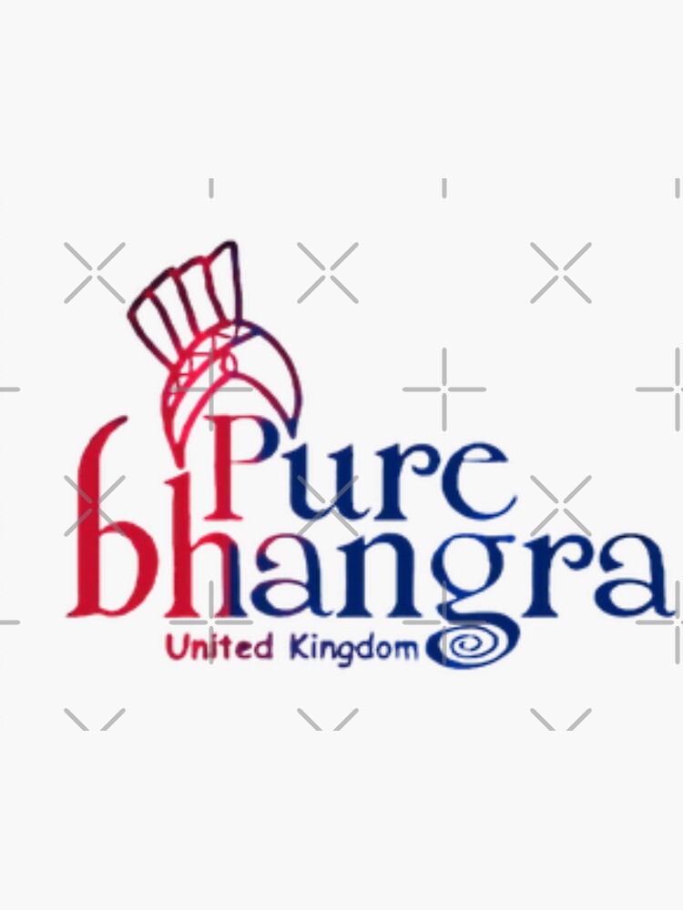 "Pure Bhangra United Kingdom" Sticker for Sale by vpaints | Redbubble