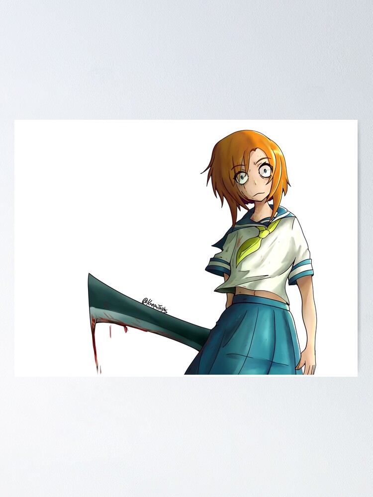 "Rena Ryuugu (Higurashi When They Cry)" Poster for Sale by Kanpai ...