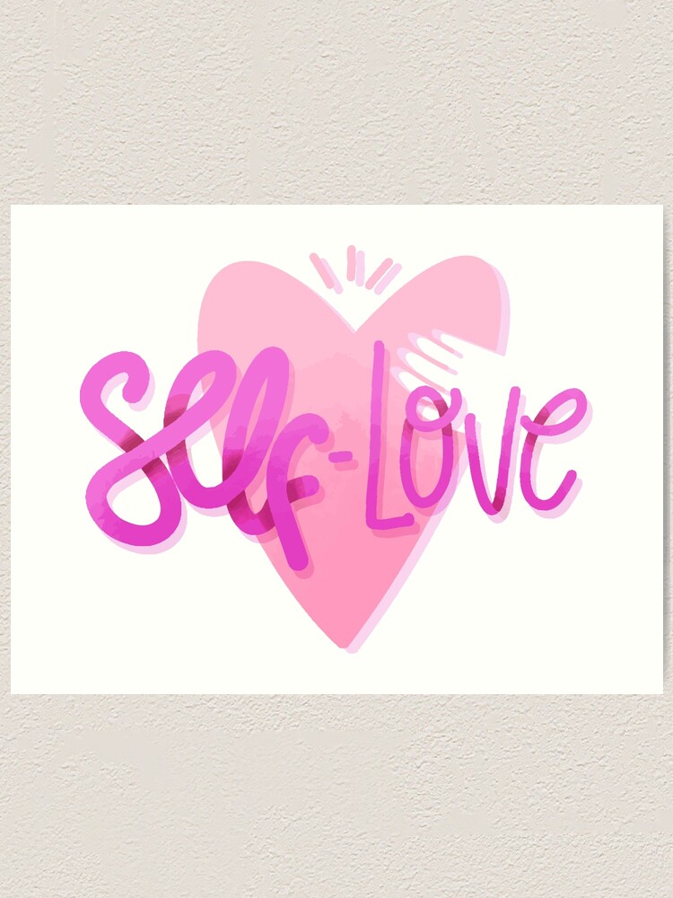 Lámina artística «Letras de amor propio | Amor propio | Cotizaciones de ...