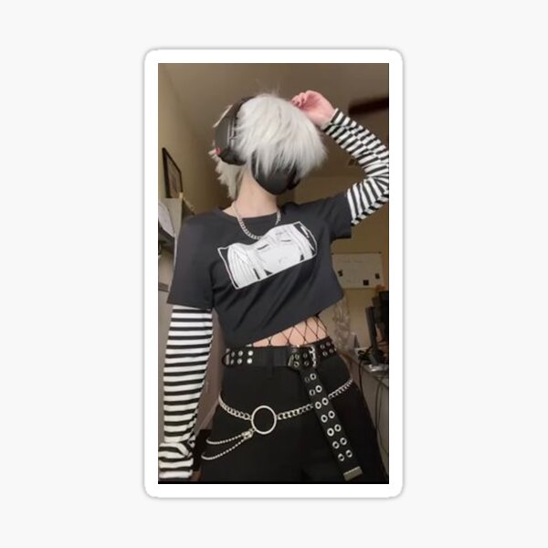 "emo ghost angel" Sticker for Sale by emoartwork | Redbubble