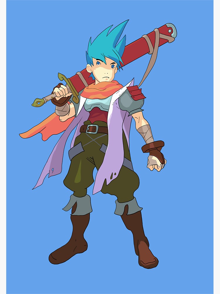 "Ryu - Breath of Fire 3" Sticker for Sale by sedg | Redbubble