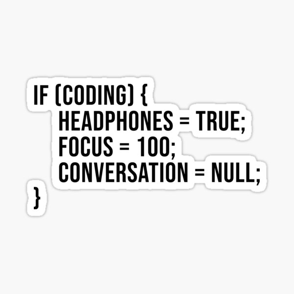 "Programmer jokes" Sticker for Sale by Larrix | Redbubble