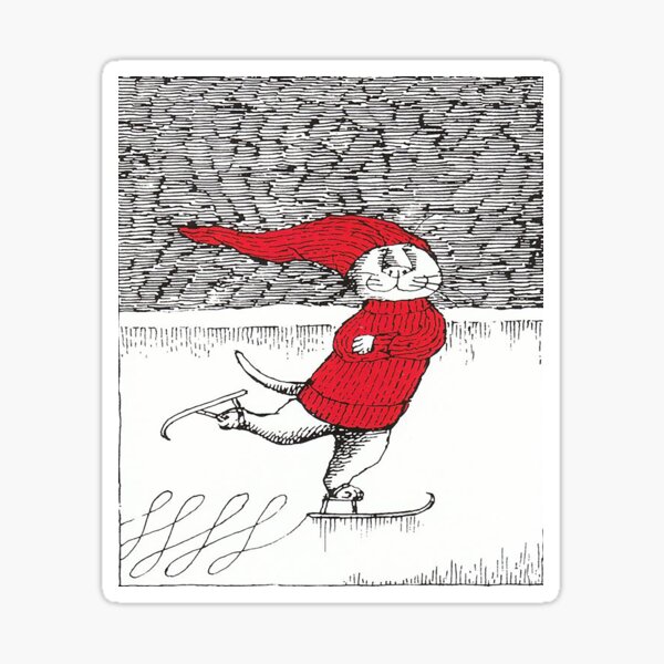 "edward gorey" Sticker for Sale by Flamingomom | Redbubble