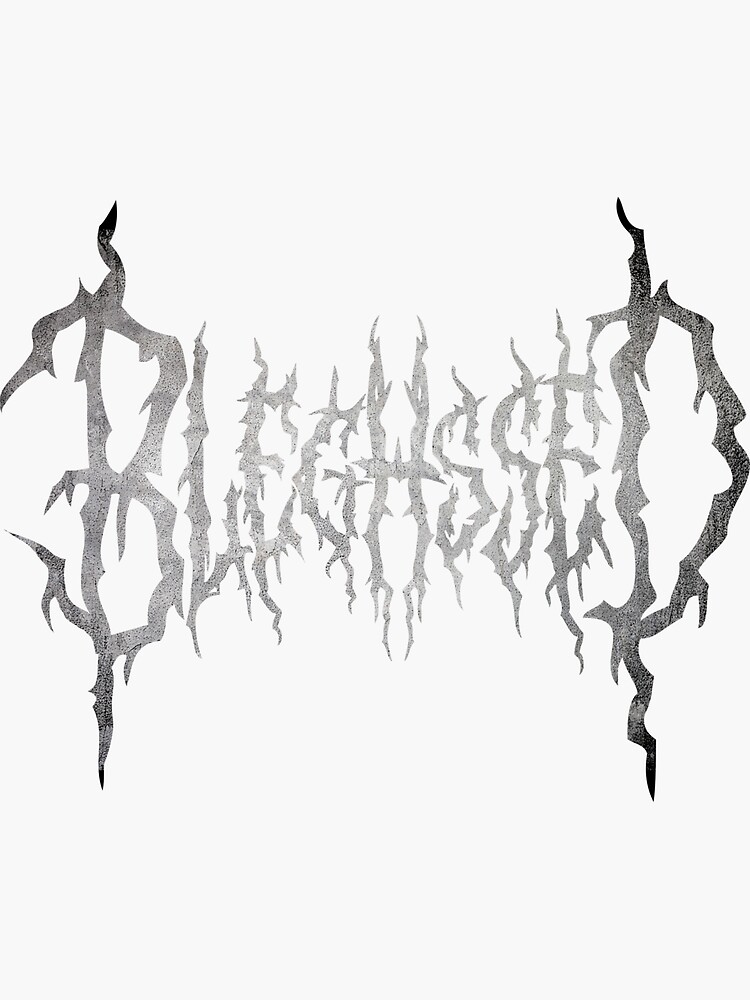 "Bleghssed Metalcore Blegh Design" Sticker for Sale by MetalSociety ...
