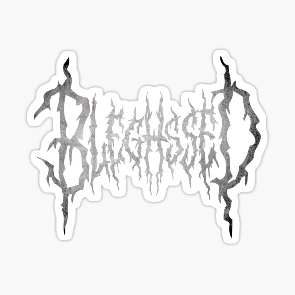 "Bleghssed Metalcore Blegh Design" Sticker for Sale by MetalSociety ...