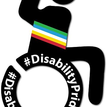 "Disability Pride! (new flag - vibrant)" Poster for Sale by Wheelie-Luv ...