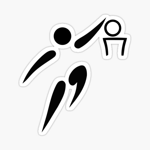 "Basketball" Sticker for Sale by Vasas-shop | Redbubble