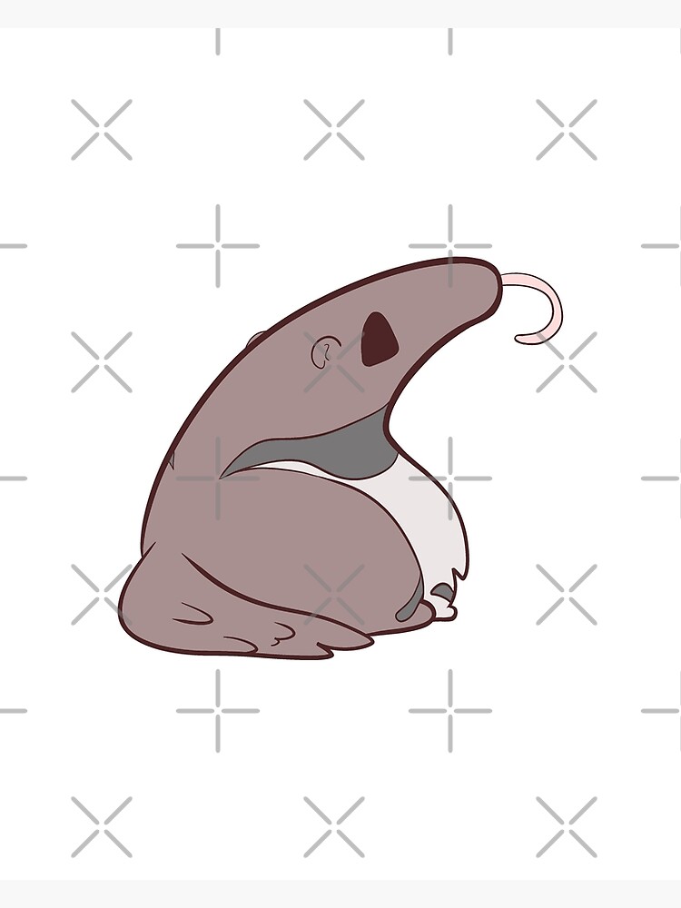 "Cute Chibi Anteater " Poster for Sale by AlyCatDigital | Redbubble