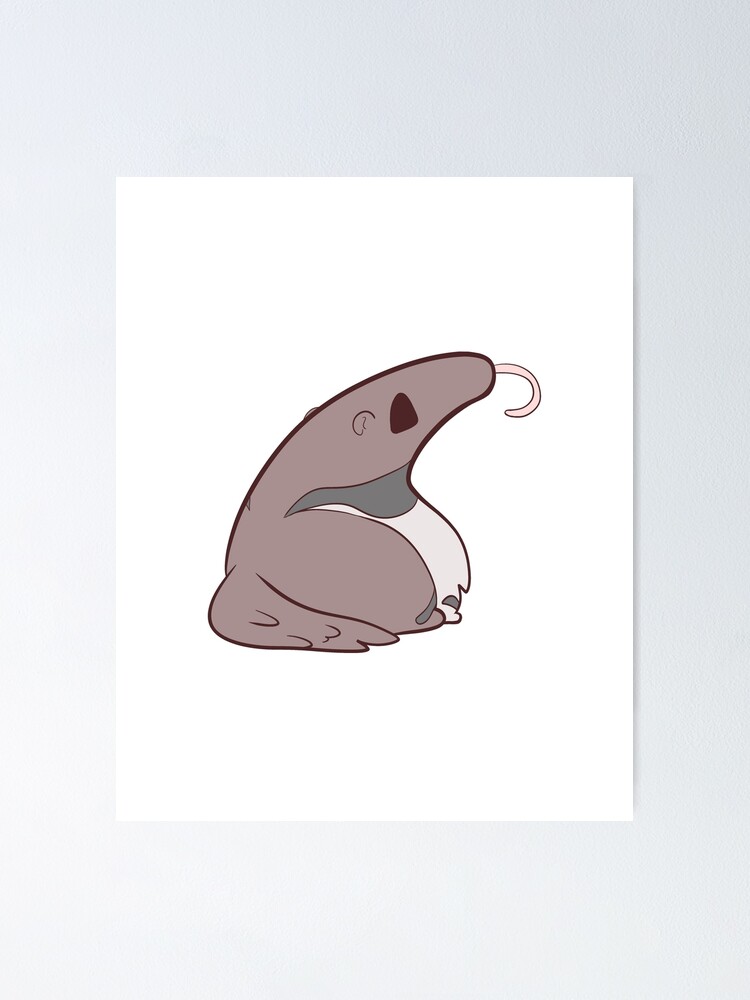 "Cute Chibi Anteater " Poster for Sale by AlyCatDigital | Redbubble