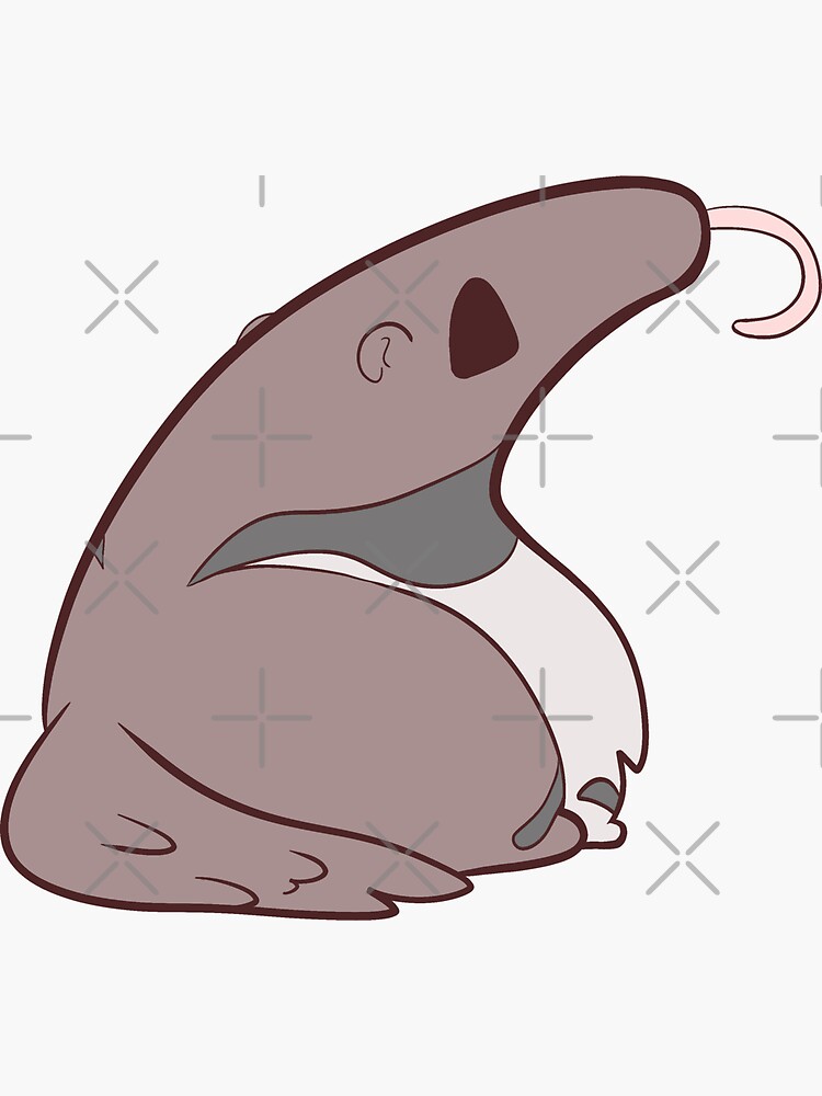 "Cute Chibi Anteater " Sticker for Sale by AlyCatDigital | Redbubble