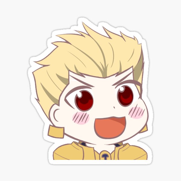 "kawaii Gilgamesh Chibi" Sticker for Sale by iamilpyo | Redbubble