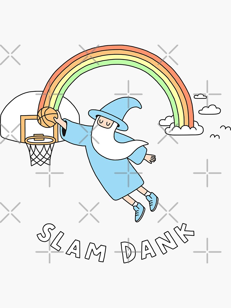 "Slam Dank" Sticker for Sale by obinsun | Redbubble