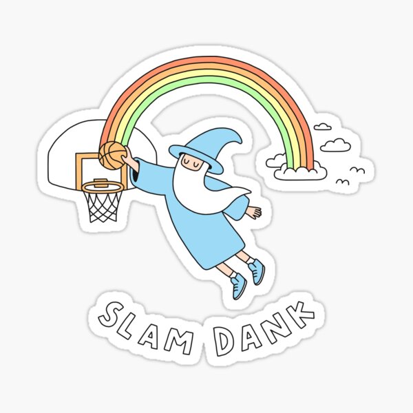 "Slam Dank" Sticker for Sale by obinsun | Redbubble