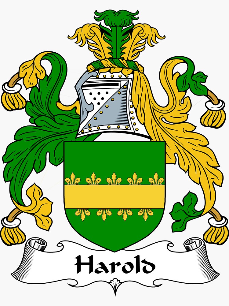 "Harold" Sticker for Sale by HaroldHeraldry | Redbubble