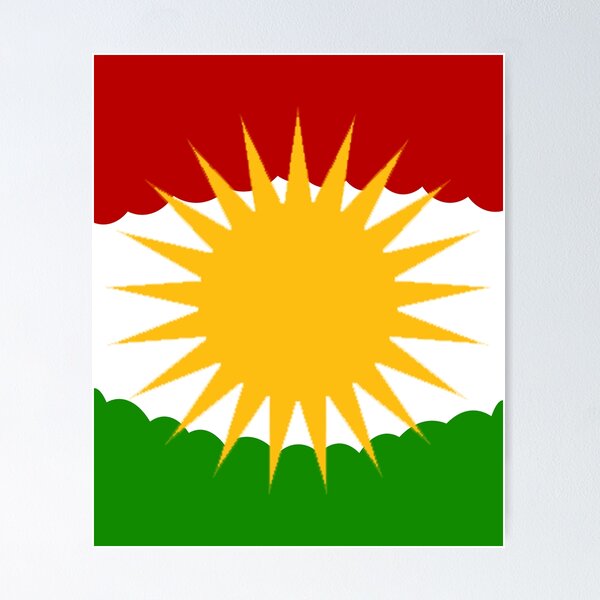 " KURDISTAN FLAG" Poster for Sale by KurdishShops | Redbubble