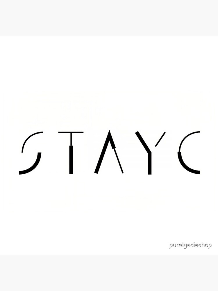 Póster «Logotipo de regreso de STAYC Young Luv RUN2U» de purelyasiashop ...