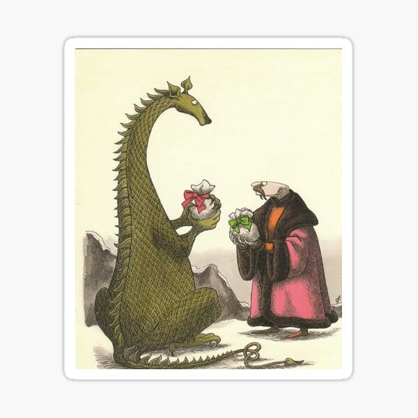 "edward gorey" Sticker for Sale by Flamingomom | Redbubble