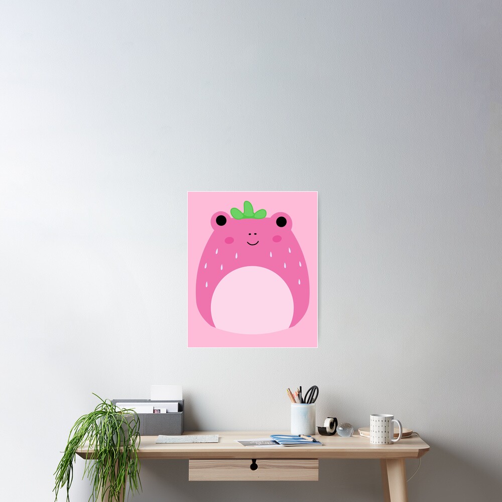 "Adabelle the Strawberry-Frog Squishmallow" Poster for Sale by ...
