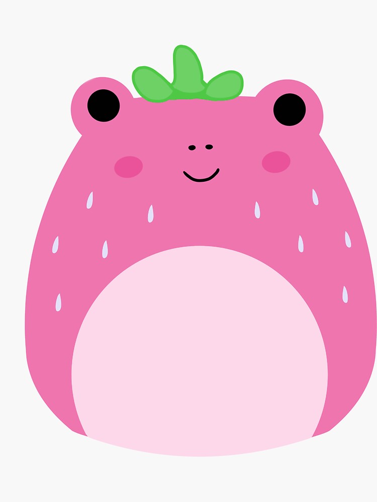 Pegatina «Adabelle, el squishmallow de rana de fresa» de Ashleighishere ...