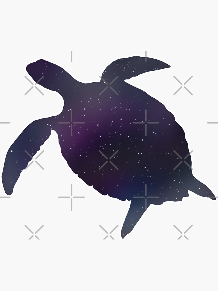 "Cosmic Turtle" Sticker for Sale by susiecreates | Redbubble