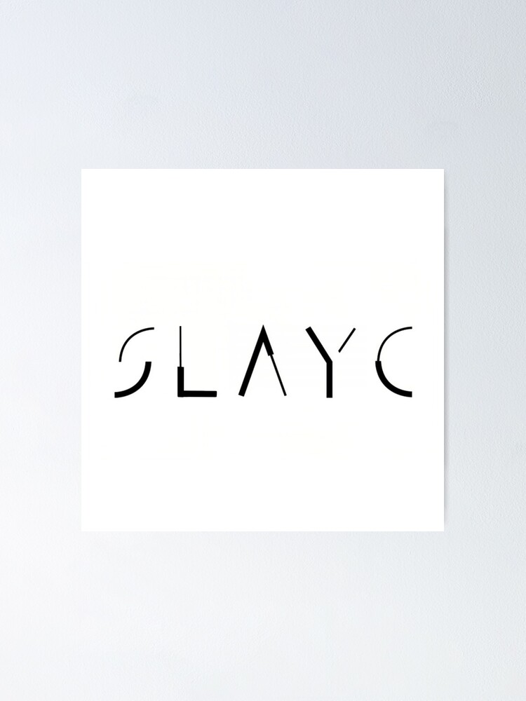 "STAYC is SLAYC Young Luv RUN2U Comeback Logo" Poster for Sale by ...