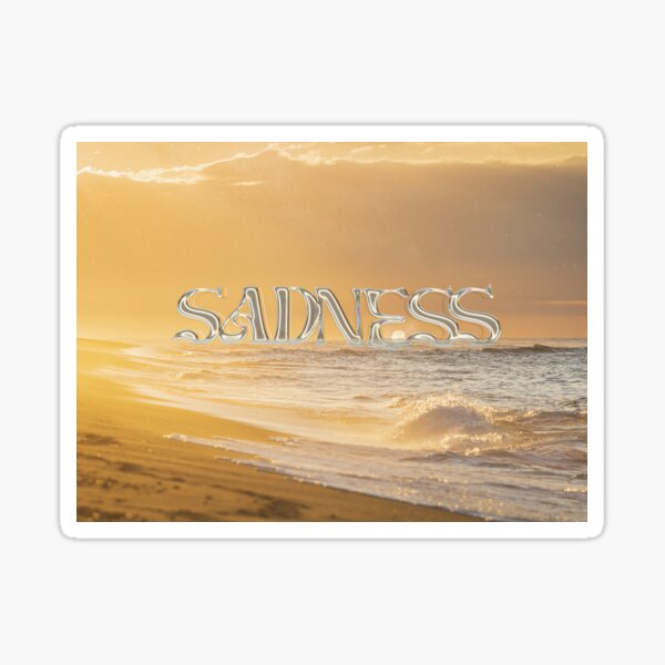 "Sadness" Sticker for Sale by mensijazavcevic | Redbubble