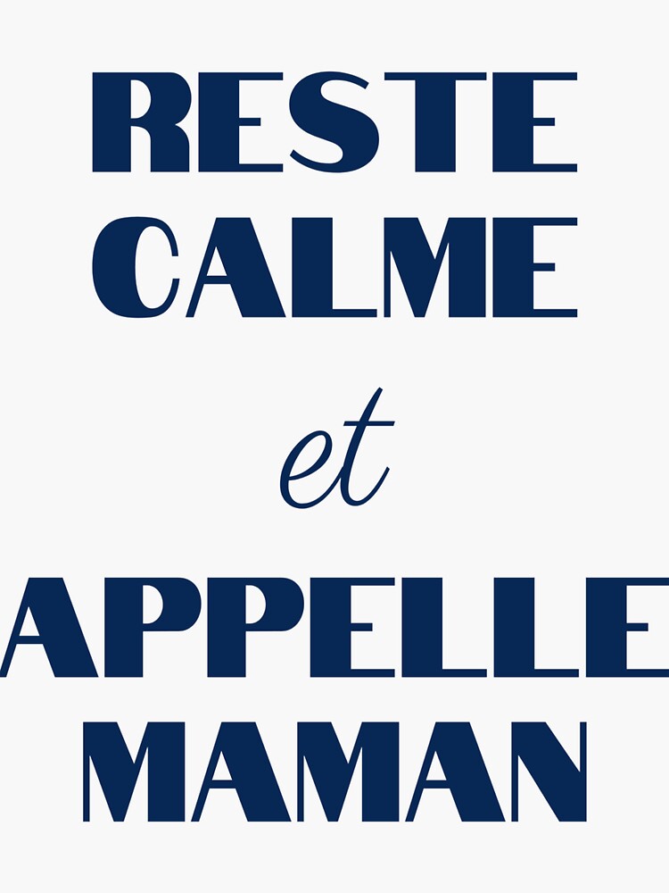 "keep calm and call mom" Sticker for Sale by vystekimages | Redbubble