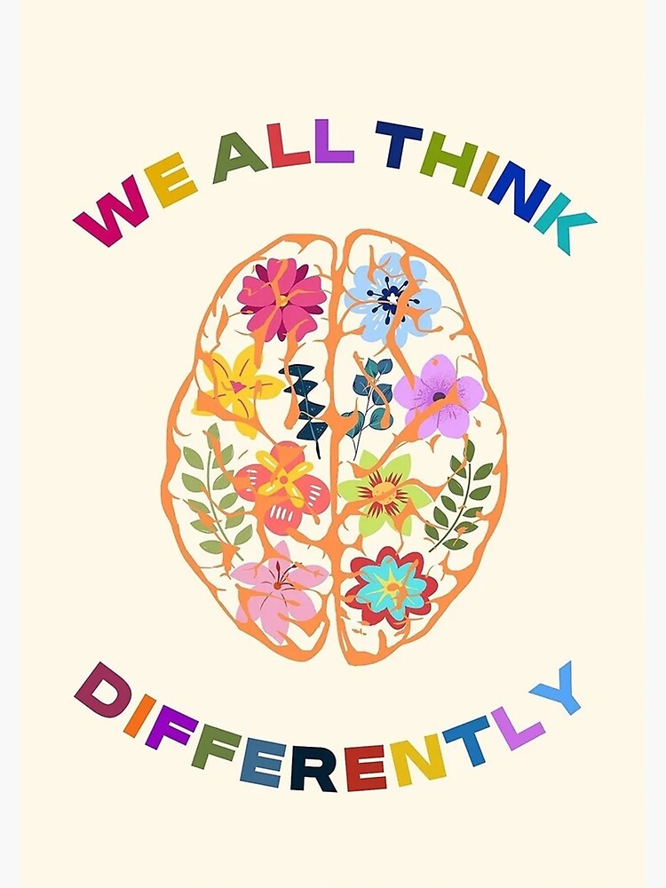 "Canvas Brain Neurodiversity Poster" Poster for Sale by dlotarts75 ...