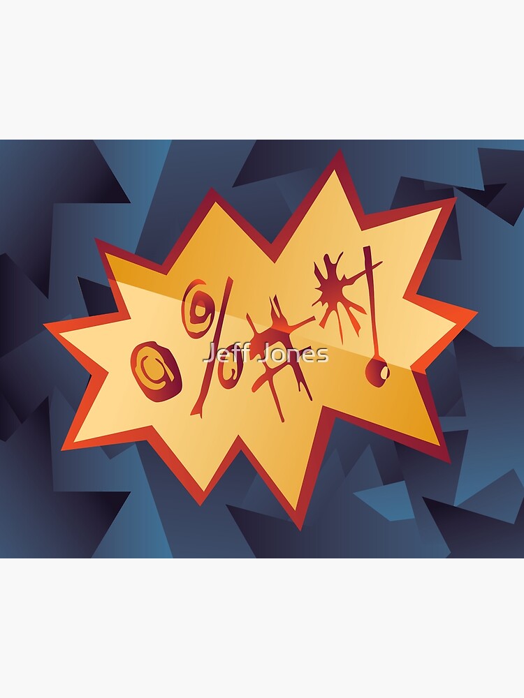 "Bad Language Swear Word Symbols" Poster for Sale by jeff-jones | Redbubble