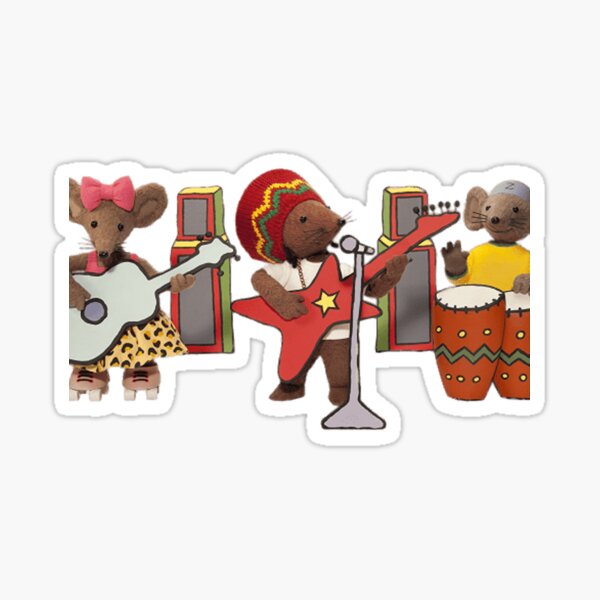 "Rastamouse 2011 2d cartoon" Sticker for Sale by aroma4u | Redbubble