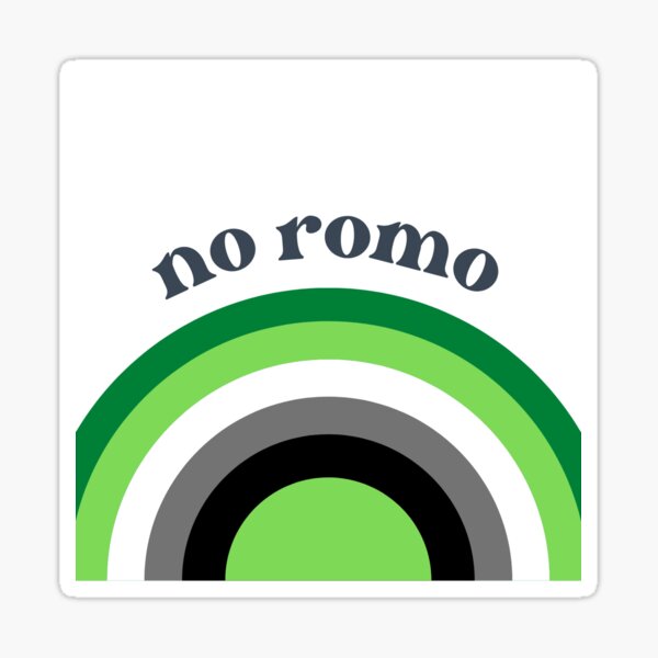 "no romo" Sticker for Sale by snail-galaxy | Redbubble