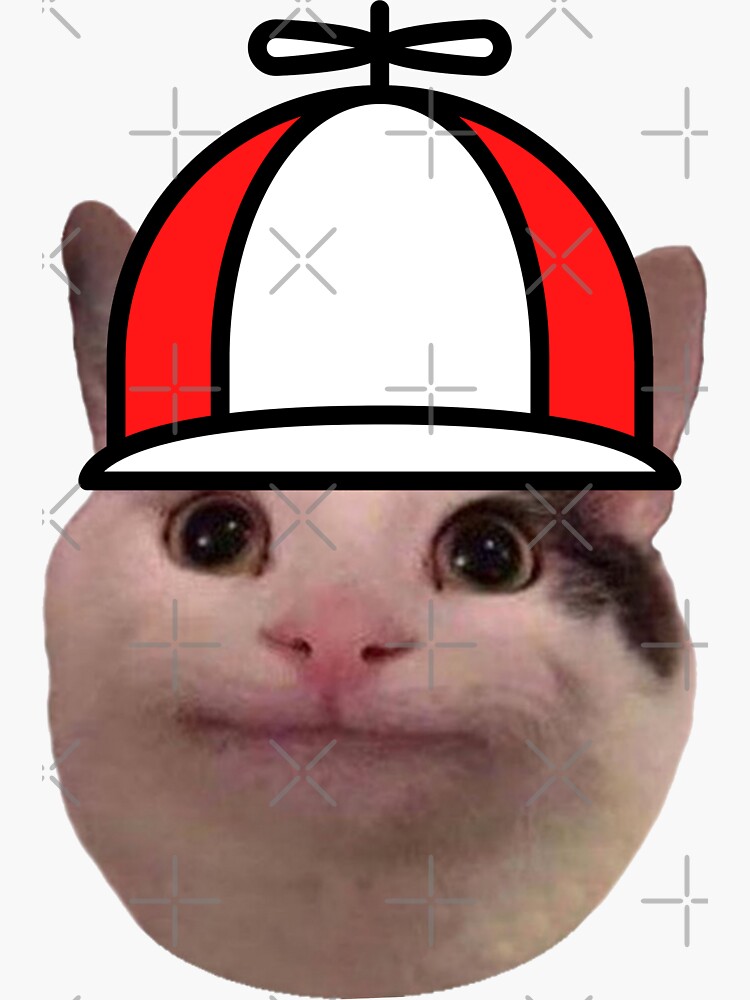 "Beluga Cat Jr" Sticker for Sale by mo91 | Redbubble