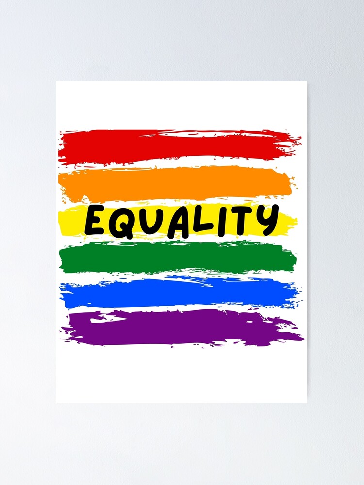 "LGBTQ+ Equality - Gay Pride" Poster for Sale by CreativeCranium ...