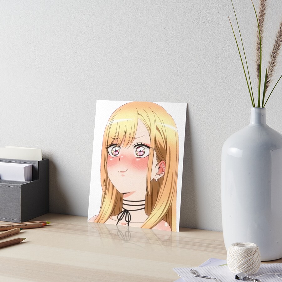 "Errötende Chibi Marin Kitagawa, Kawaii Smile Marin" Galeriedruck von ...