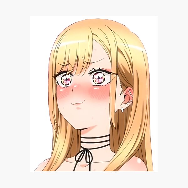 "Blushing Chibi Marin Kitagawa, Kawaii Smile Marin " Photographic Print ...