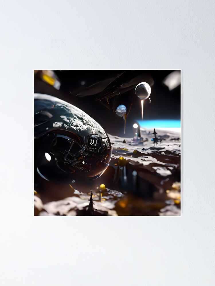 "Space rocks | AI generated art" Poster for Sale by MichelangeloAI ...