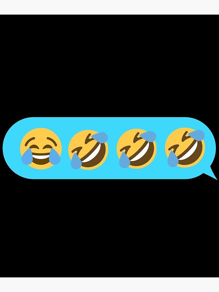 "Texting Emoji's / Laughing" Poster for Sale by two7designs | Redbubble