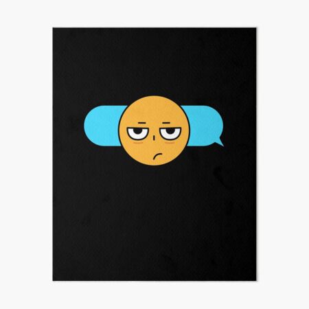 "Texting Emoji's / Emoji with Bored Unamused Face" Art Board Print for ...