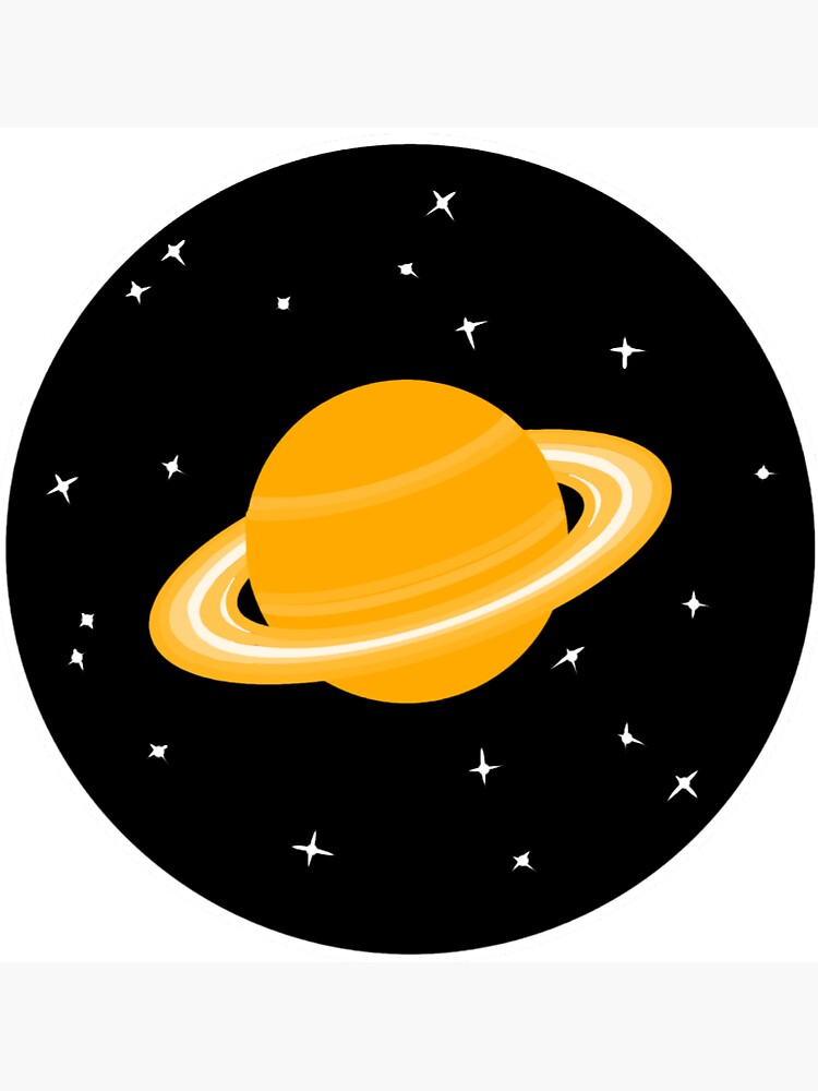 "Saturn" Sticker for Sale by CP-Productions | Redbubble